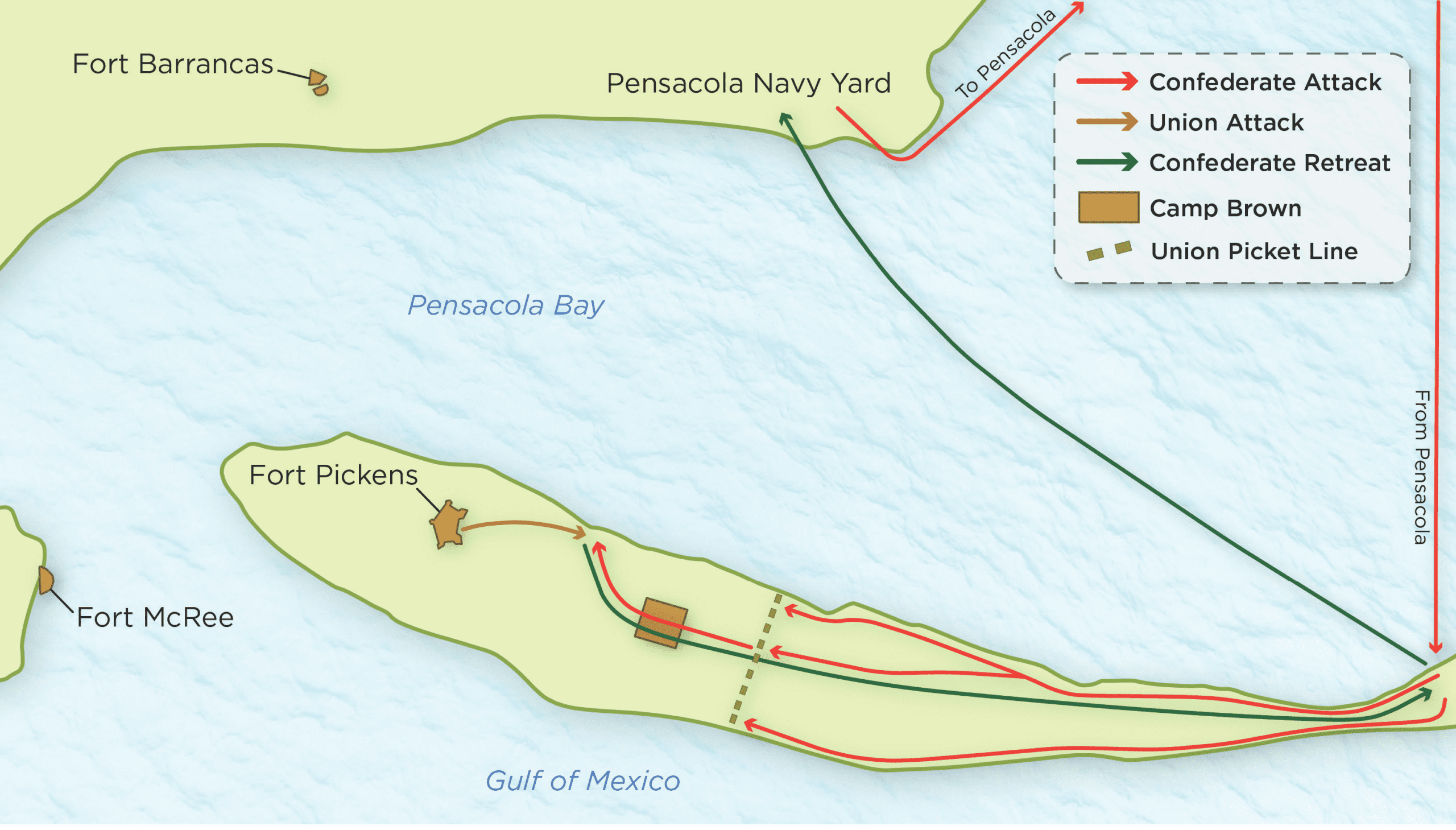 Battle of Santa Rosa Island | Pensacola Pontoons